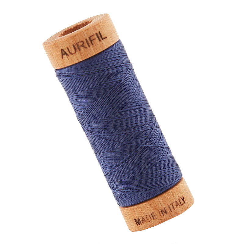 AURIfil™ 80 WT Cotton Spool Thread - Steel Blue