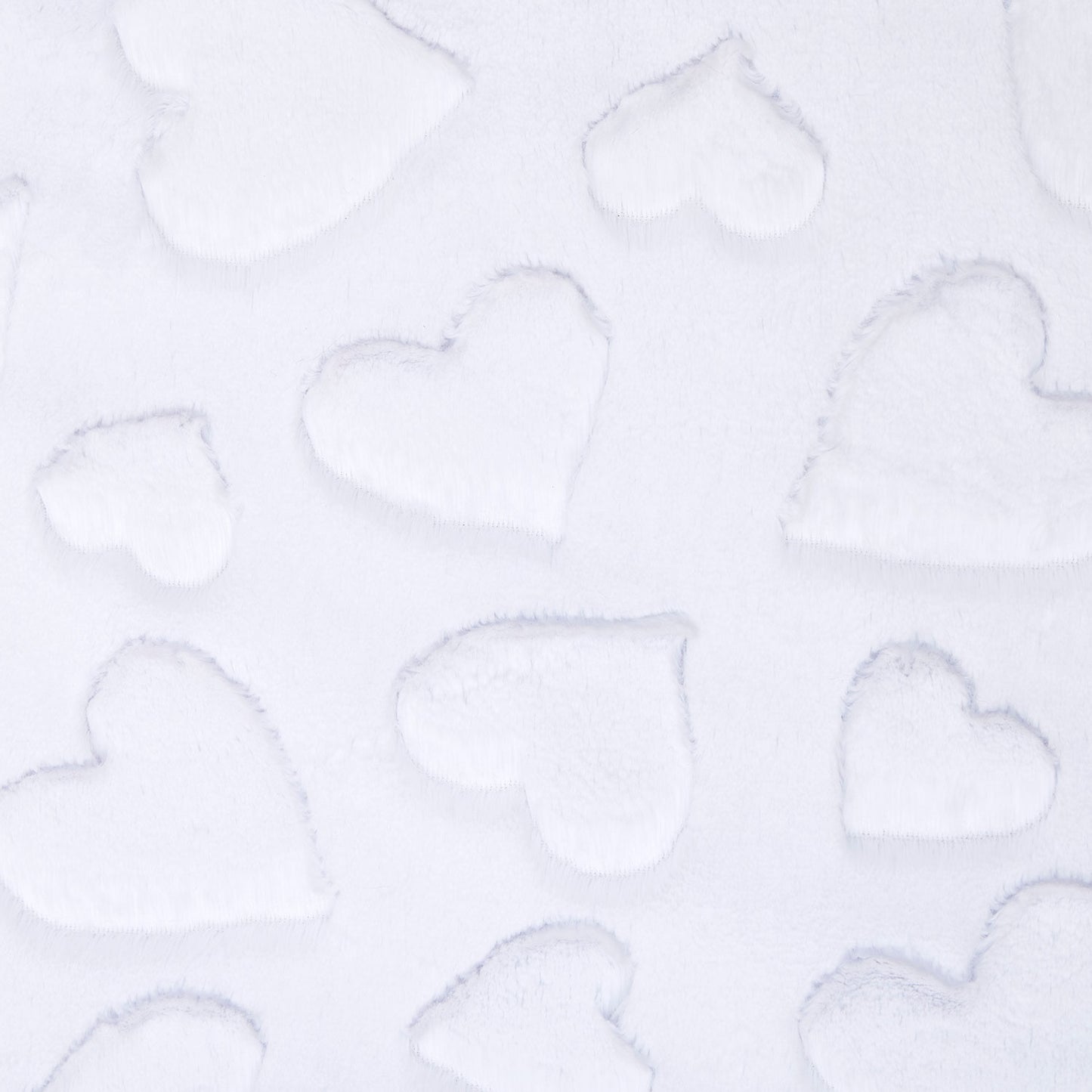 Luxe Cuddle® - Hearts Snow Yardage
