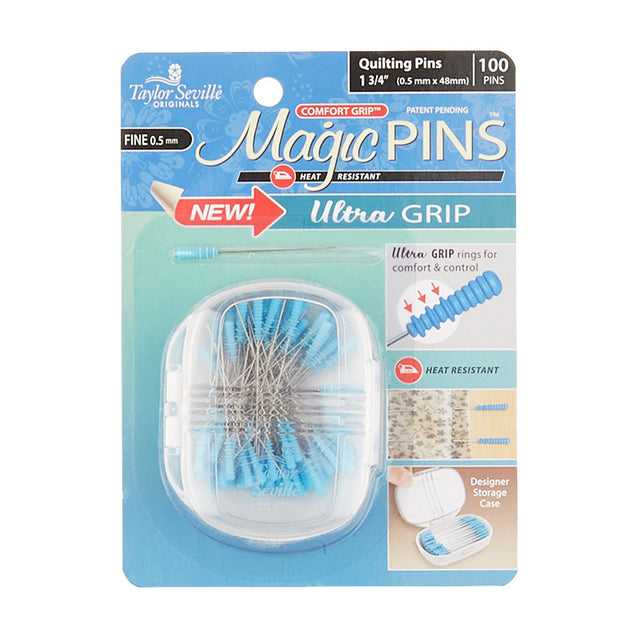 Magic Pins™ Ultra Grip Quilting Fine Pins