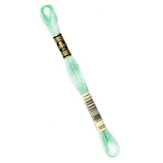 DMC Embroidery Floss - 955 Light Nile Green