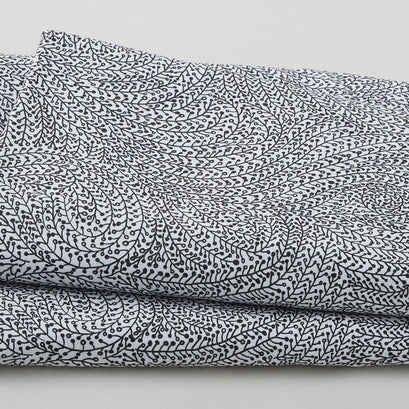 Vine Maze - Black 108" Wide 3 Yard Cut