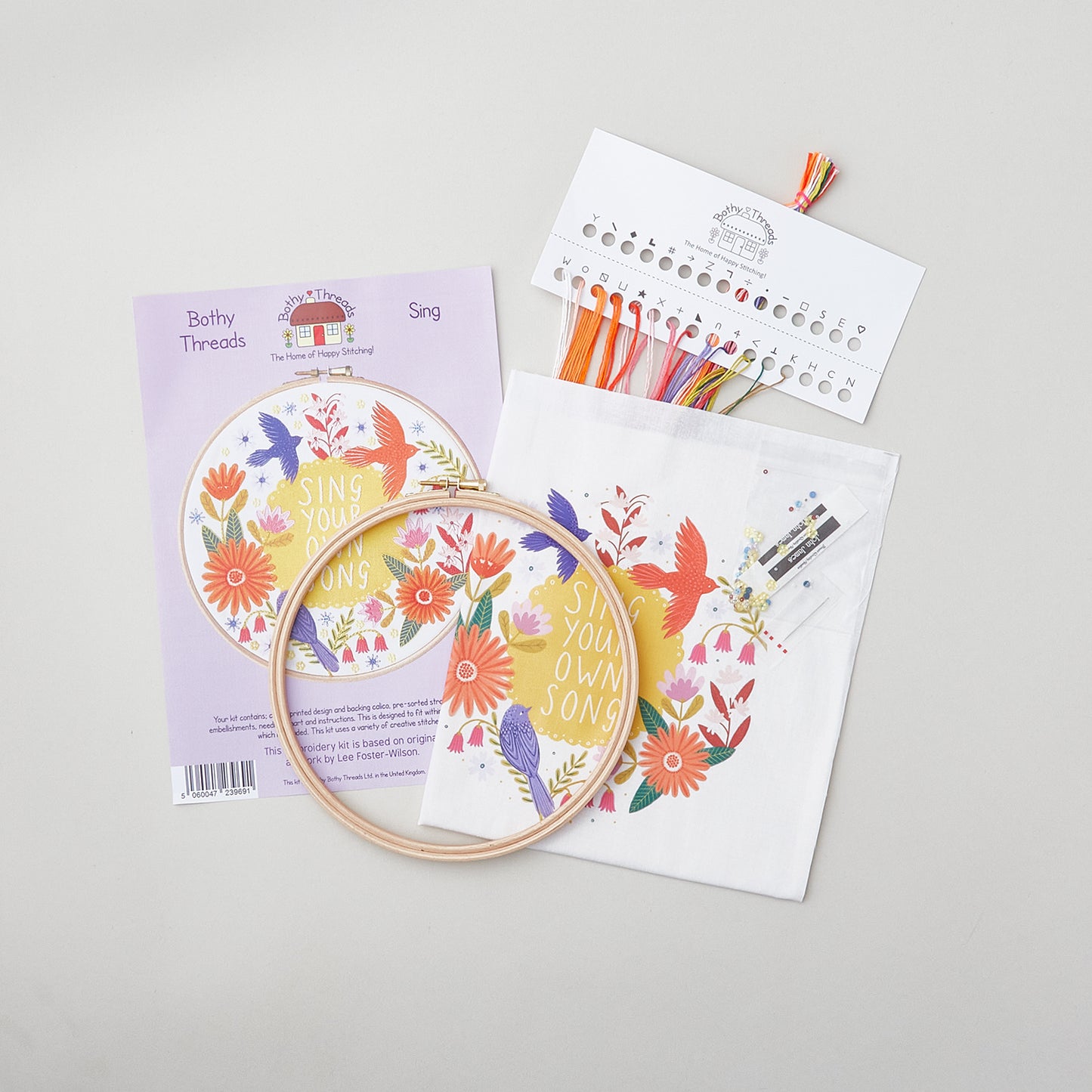 Sew Happy Sing Embroidery Kit