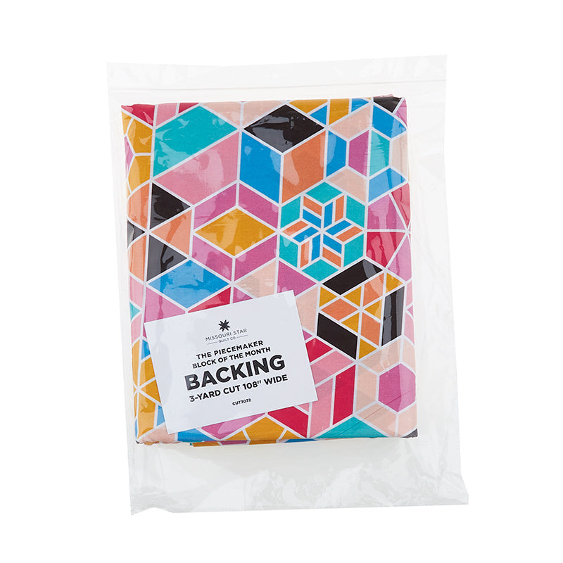 The Piecemaker Block of the Month Backing