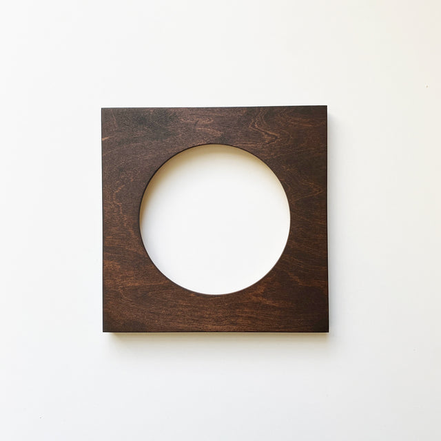 Hoop Frame - 6" Square Walnut