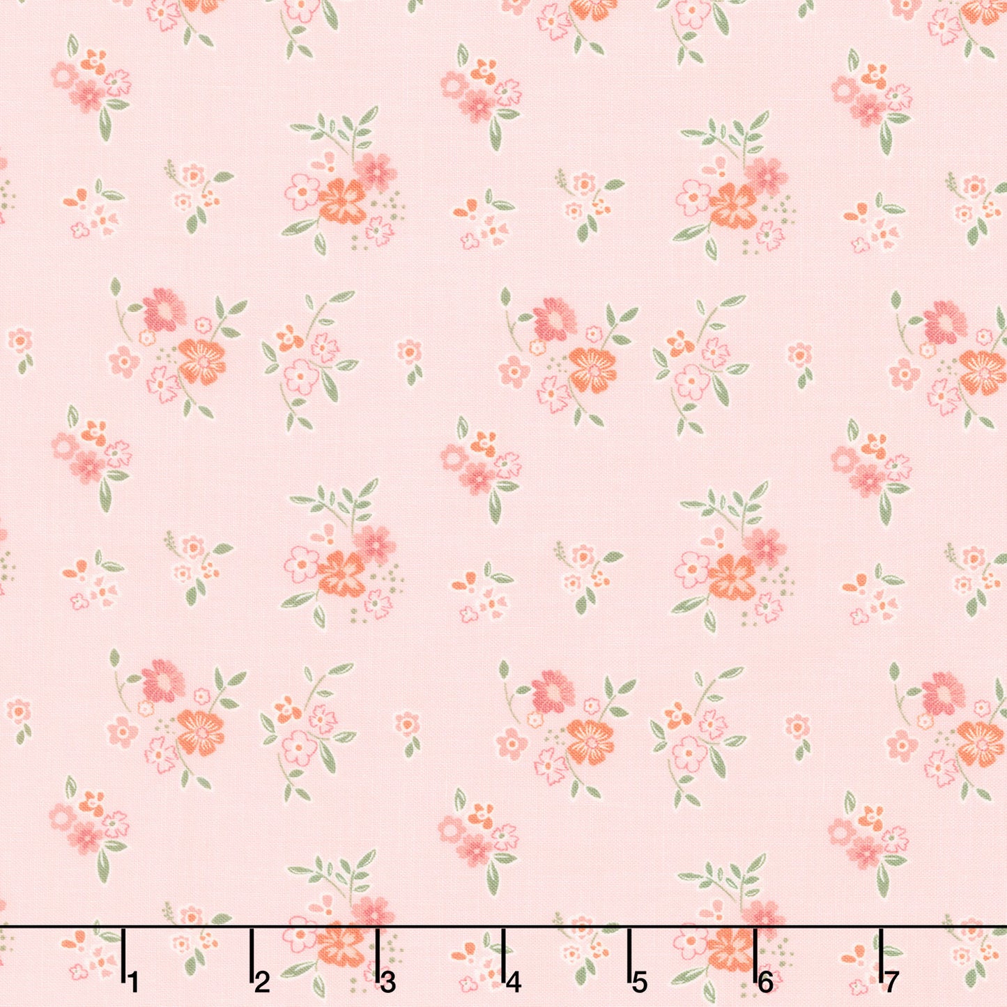 Spring's in Town - Bouquets Blush Yardage