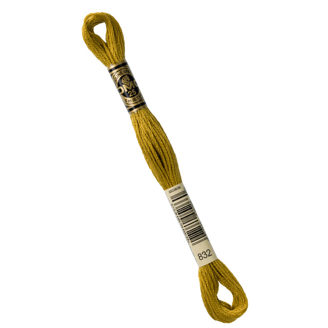 DMC Embroidery Floss - 832 Golden Olive