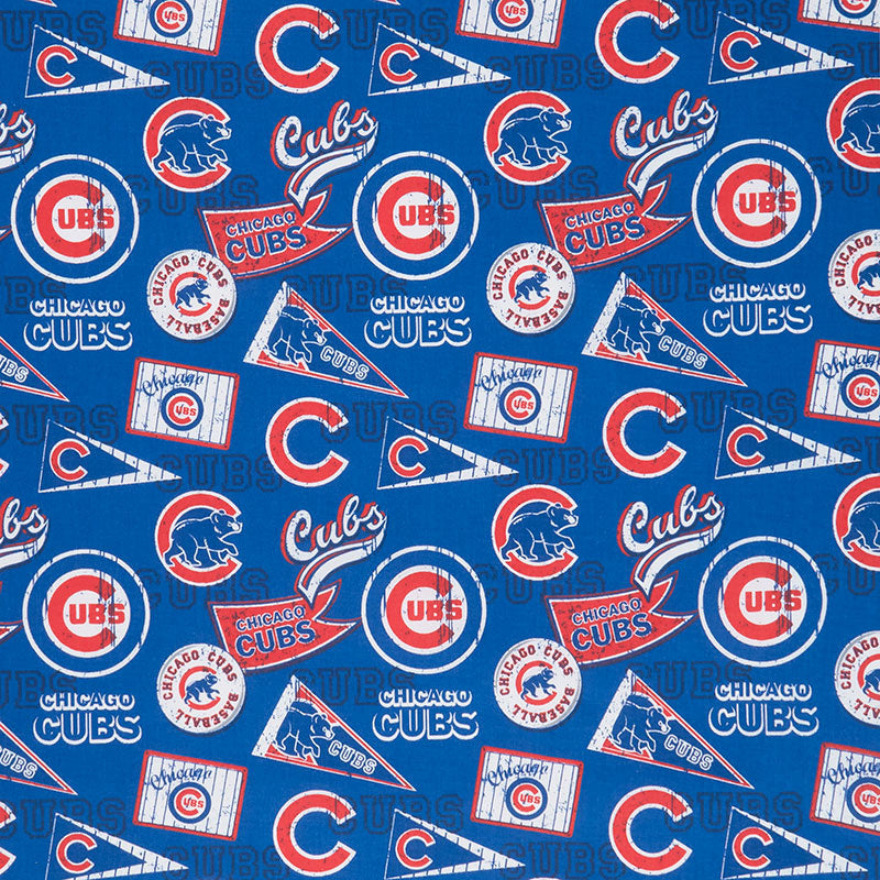 MLB - Chicago Cubs Blue Red Yardage