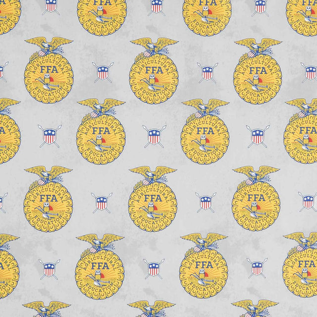 FFA Forever Blue - FFA Emblems Gray Yardage