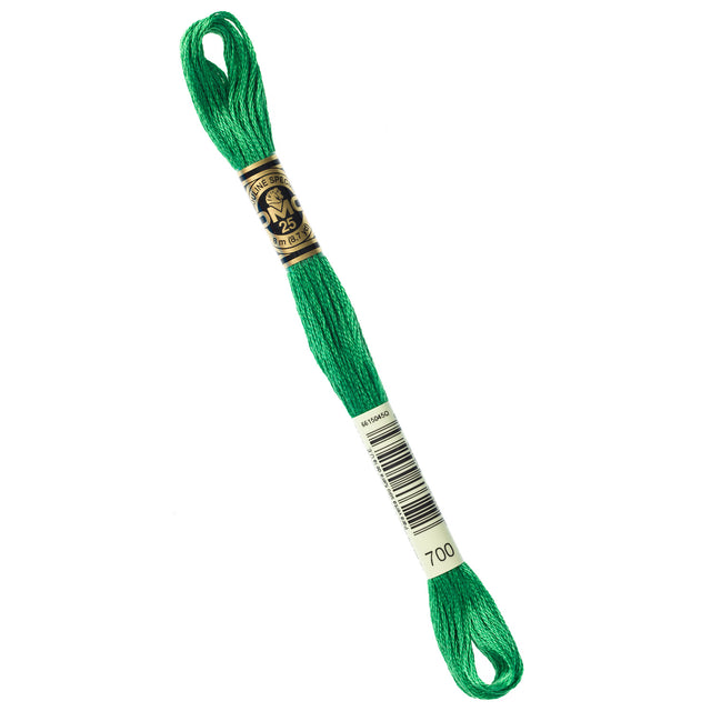 DMC Embroidery Floss - 700 Bright Green