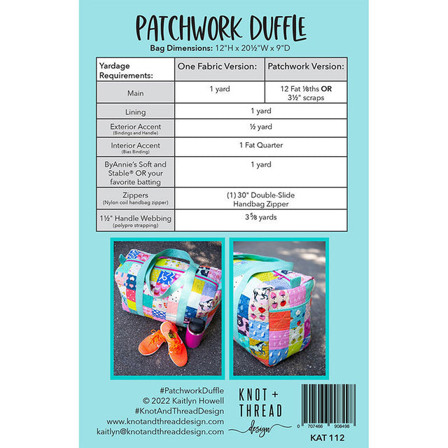 Patchwork Duffle Pattern