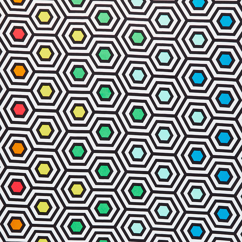 Tula Pink's True Colors - Rainbow Hexy XL Ink 108" Yardage