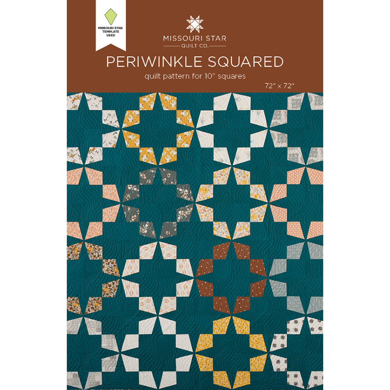 Periwinkle Squared Quilt Pattern by Missouri Star