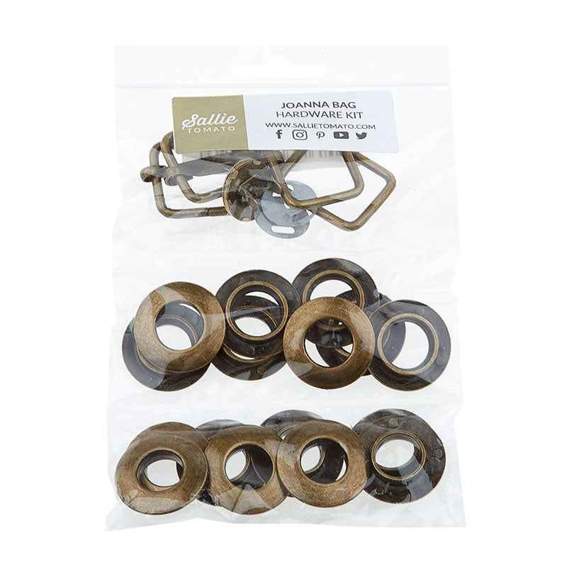 Sallie Tomato Joanna Backpack Hardware Kit - Antique