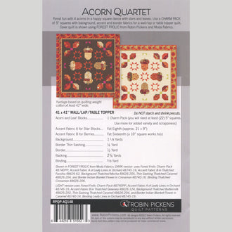 Acorn Quartet Quilt Kit