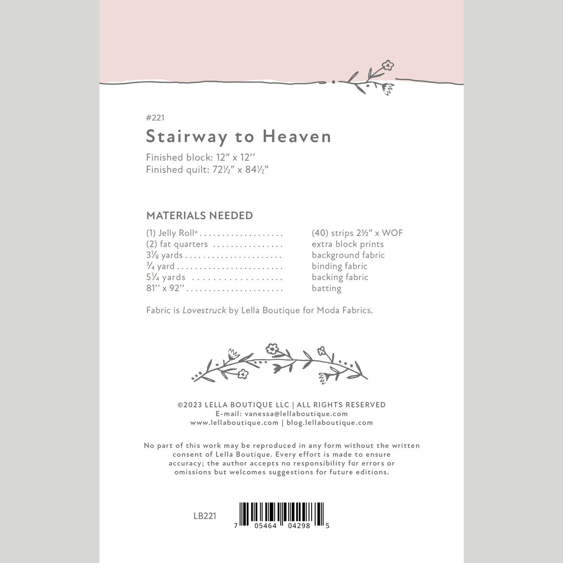 Digital Download - Stairway to Heaven Quilt Pattern
