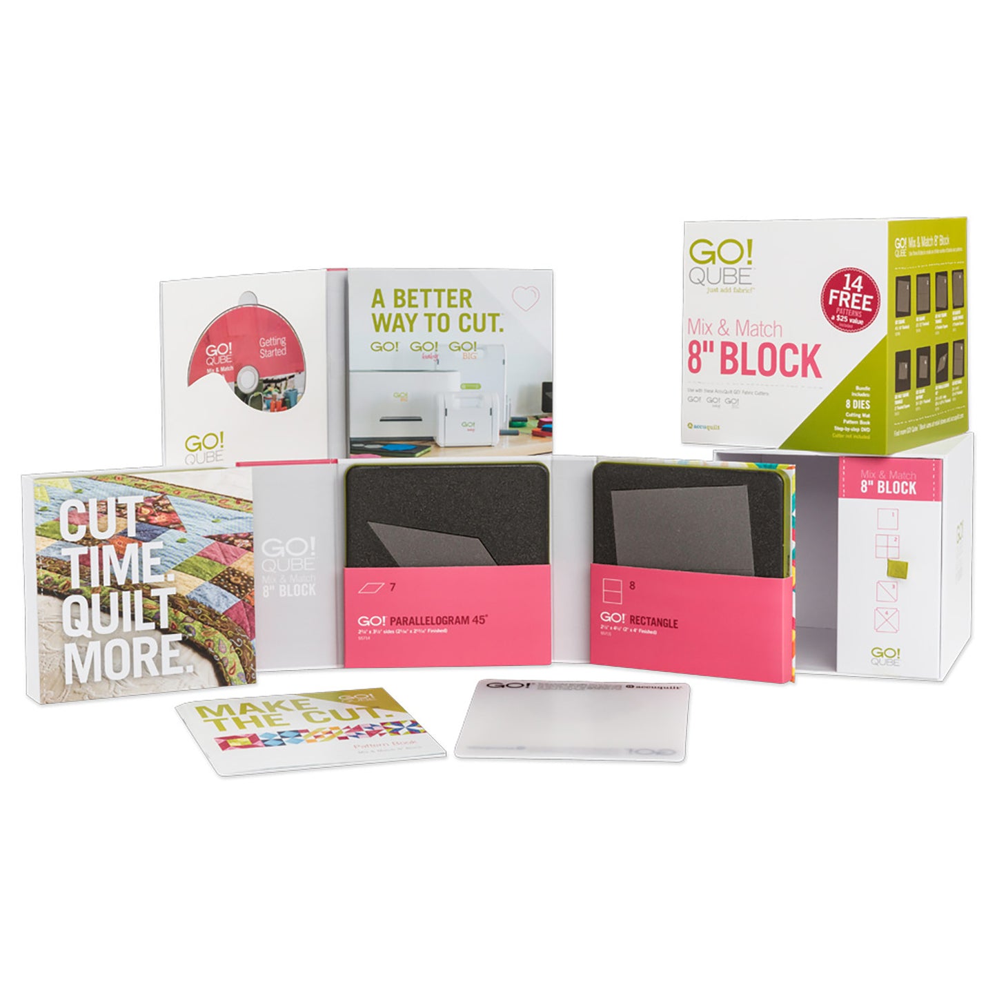 Accuquilt GO! Qube Mix & Match 8" Block