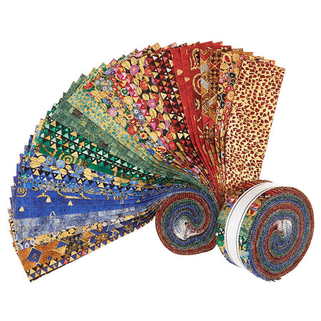 Gustav Klimt Multi Colorstory Metallic Roll Up