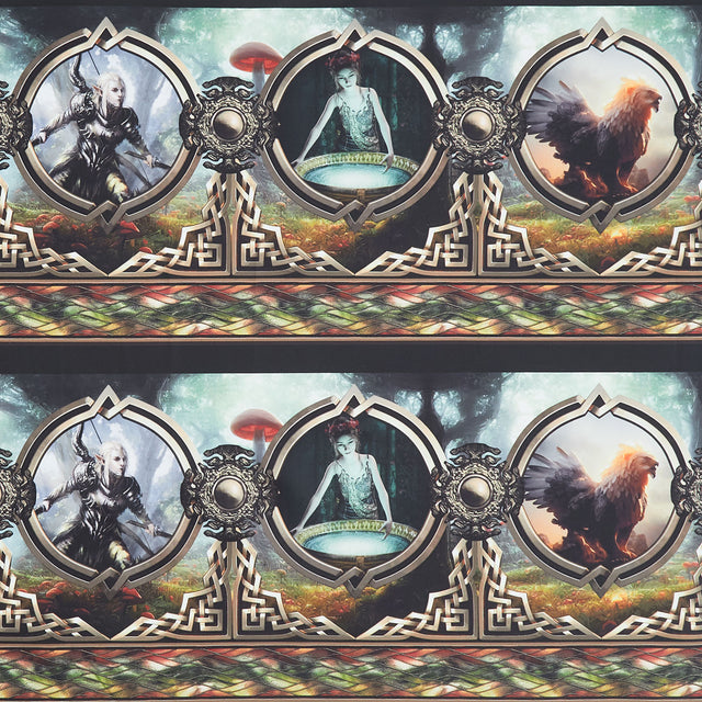 Legendary Journeys - Border Stripe Multi Yardage