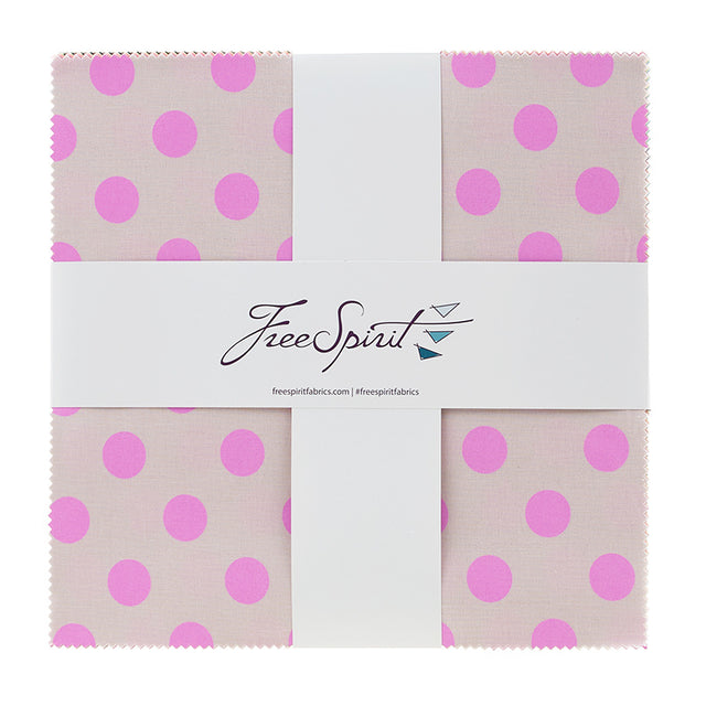 Tula Pink's True Colors Neon 10" Squares