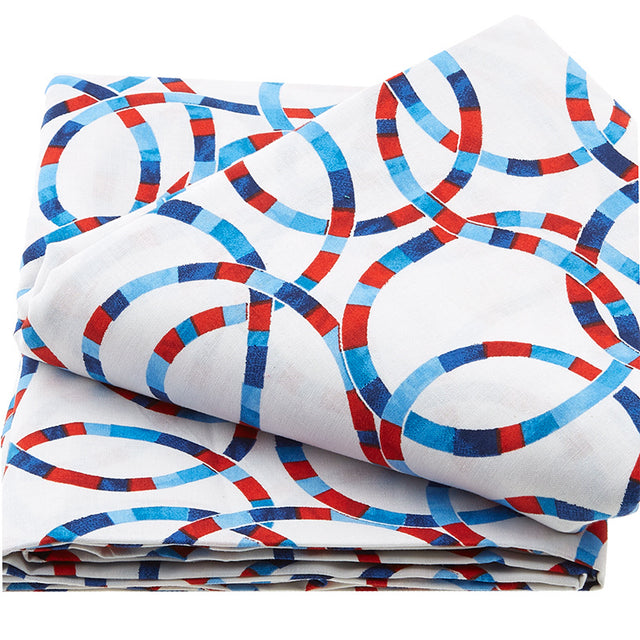 Lazy Loops - Patriotic 108" Wide Backing 3 Yard Cut