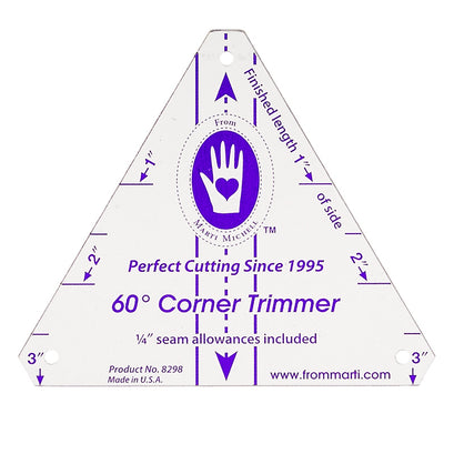 60-Degree Corner Trimmer Template