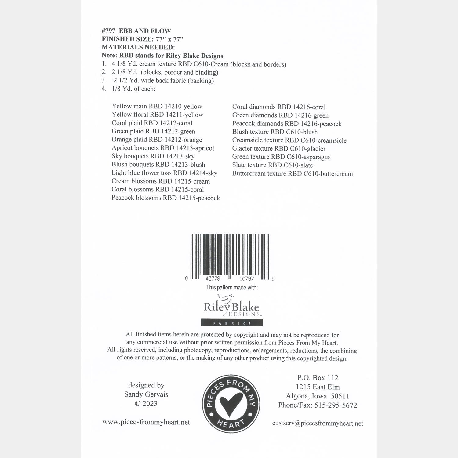 Ebb and Flow Quilt Pattern