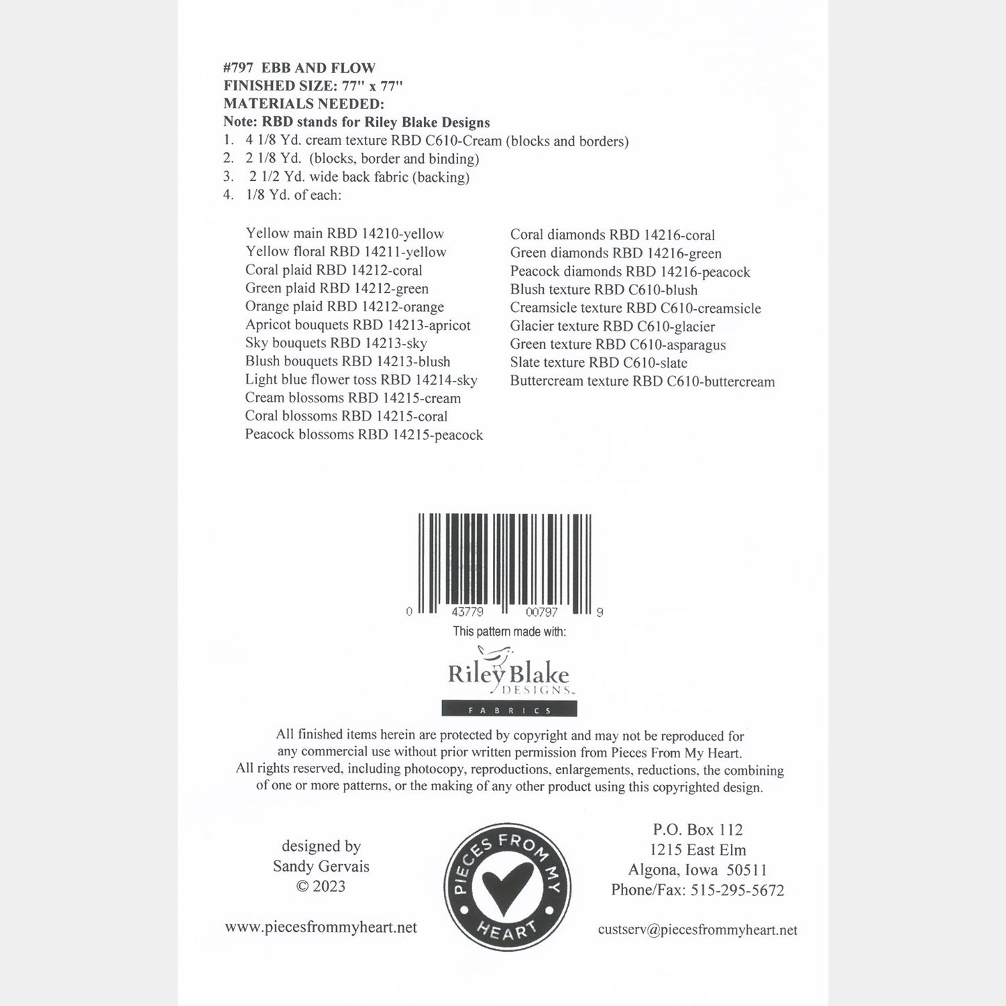 Ebb and Flow Quilt Pattern