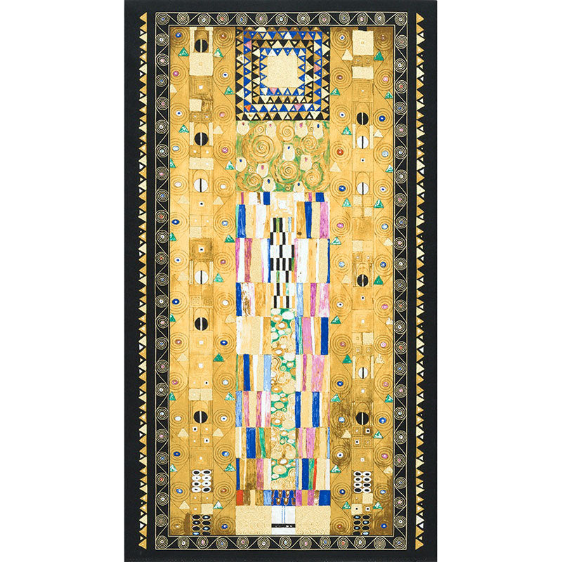 Gustav Klimt - Abstract Gold Metallic Panel