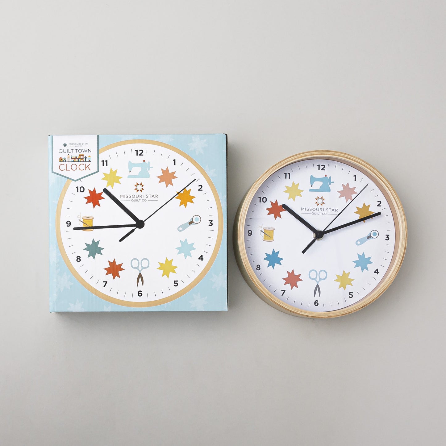 Missouri Star Sewing Room Clock - Quilt Town