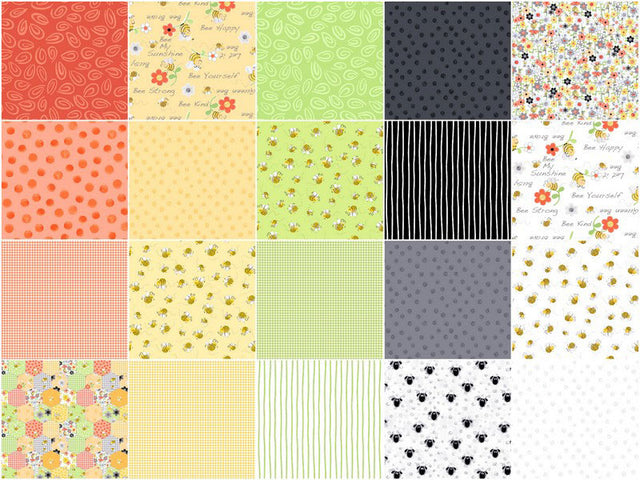 Sweet Bees 10" Squares