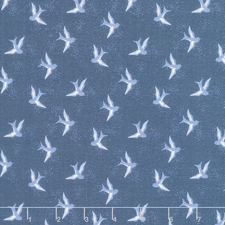 Blue Jean - Bird Denim Yardage