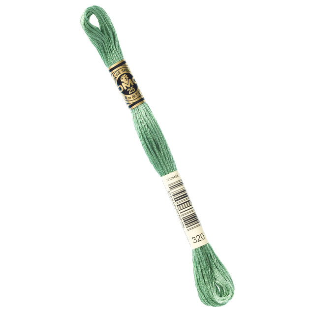 DMC Embroidery Floss - 320 Medium Pistachio Green