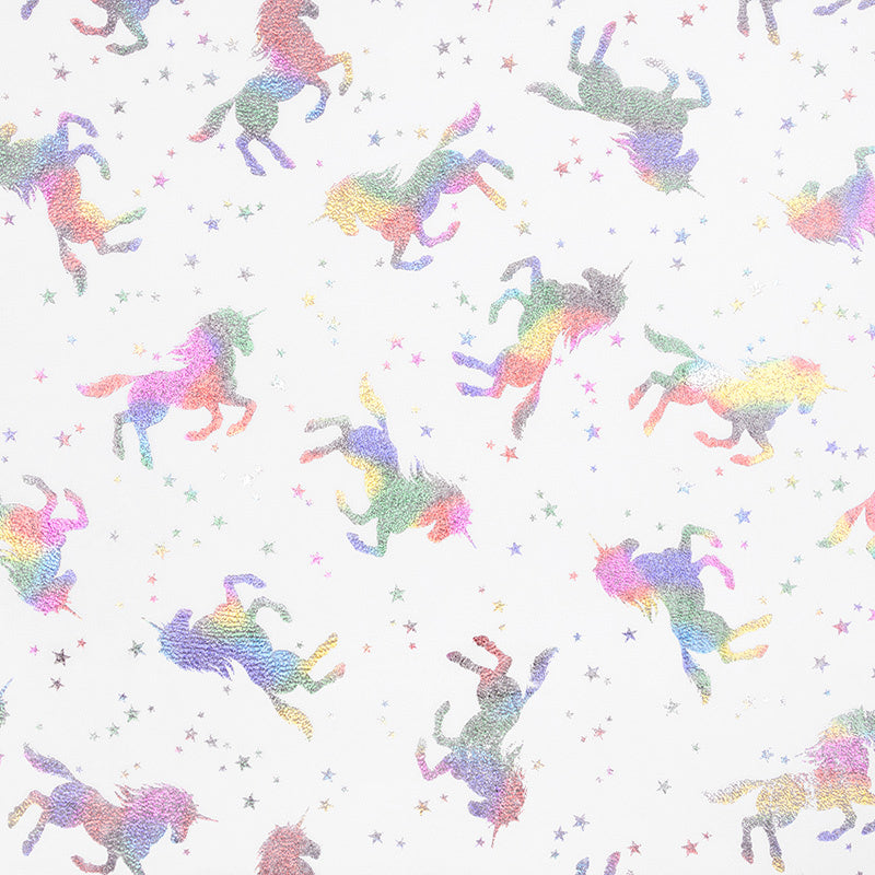 Sparkle Cuddle® Glitter - Unicorn Snow Multi Metallic Minky Yardage