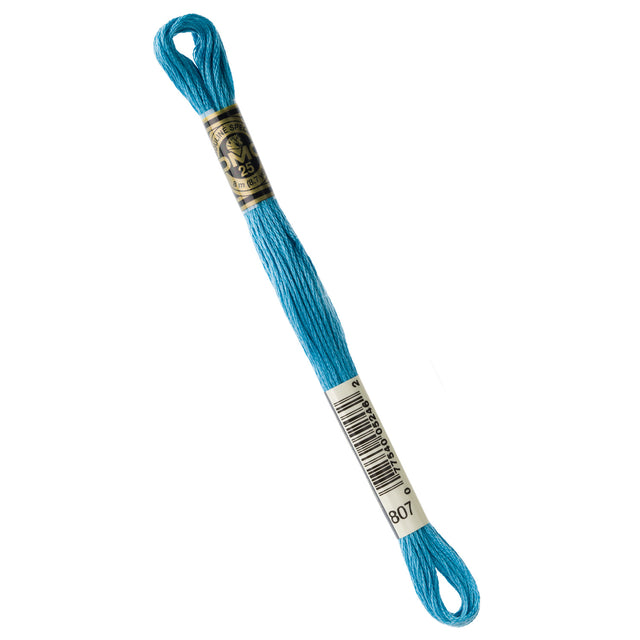 DMC Embroidery Floss - 807 Peacock Blue