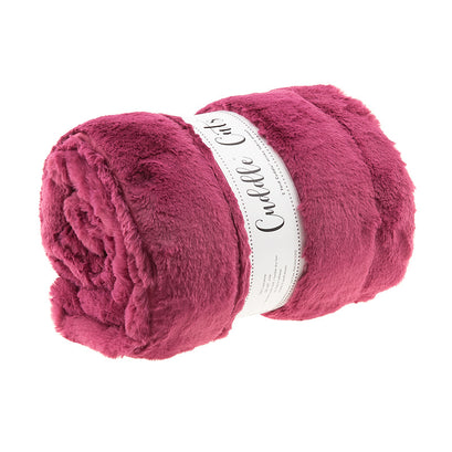 Luxe Cuddle® - Mink Claret 2 Yard Cut