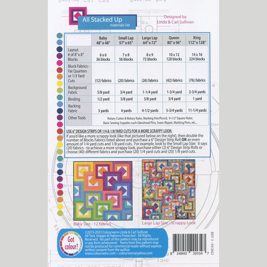 Kaffe Fassett All Stacked Up Quilt Kit