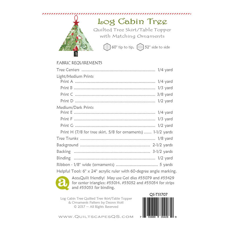 Log Cabin Tree Skirt Pattern