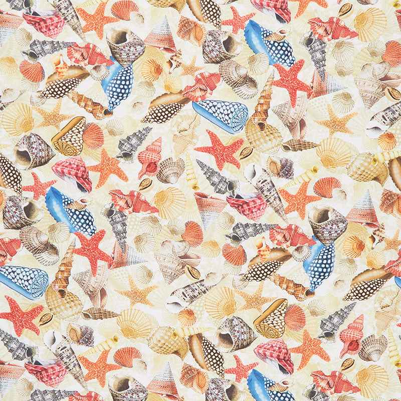 Jewels of the Sea - Under the Sea-Shells Bisque Digitally Printed Yard