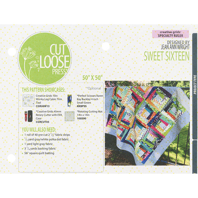 Sweet Sixteen Quilt Pattern