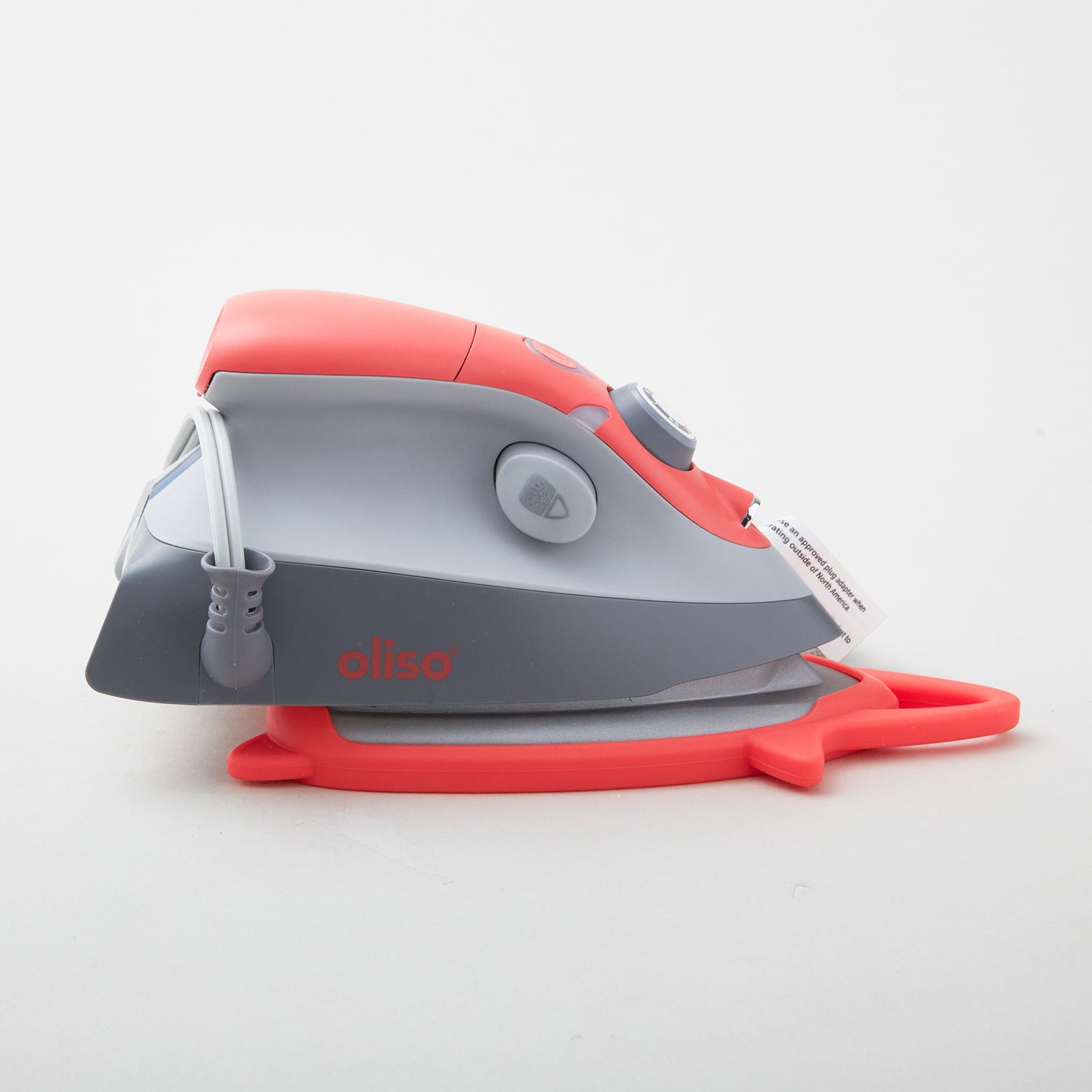 Oliso® M3PRO Mini Project Iron with Trivet - Coral