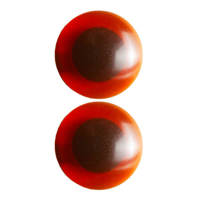 Eye Button - 18mm Brown