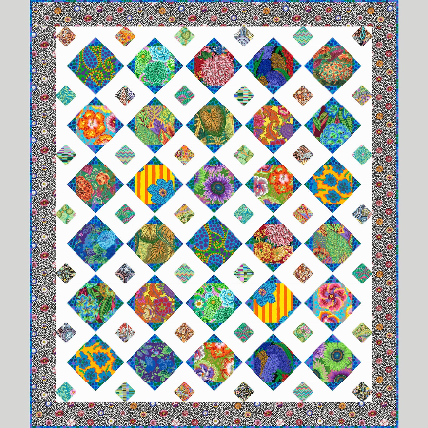 Missouri Star Kaffe Fassett Snowball Squared Quilt Kit