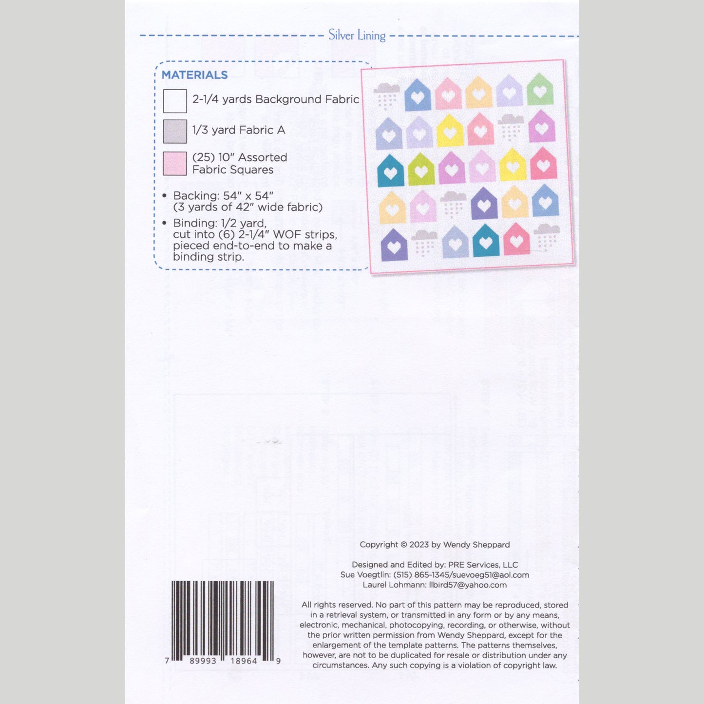 Silver Lining Quilt Pattern