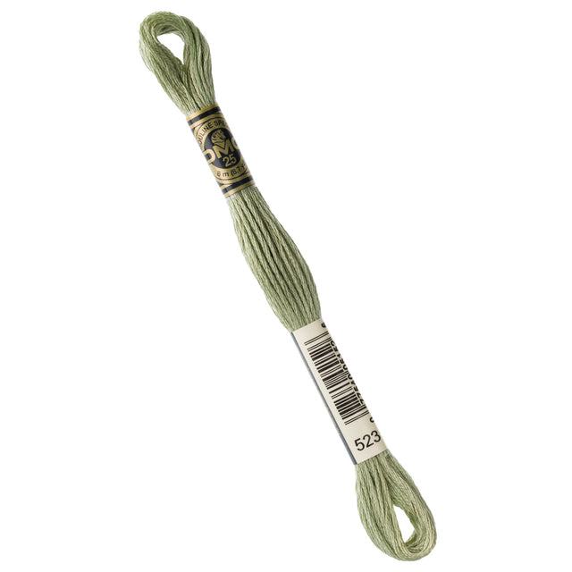 DMC Embroidery Floss - 523 Light Fern Green
