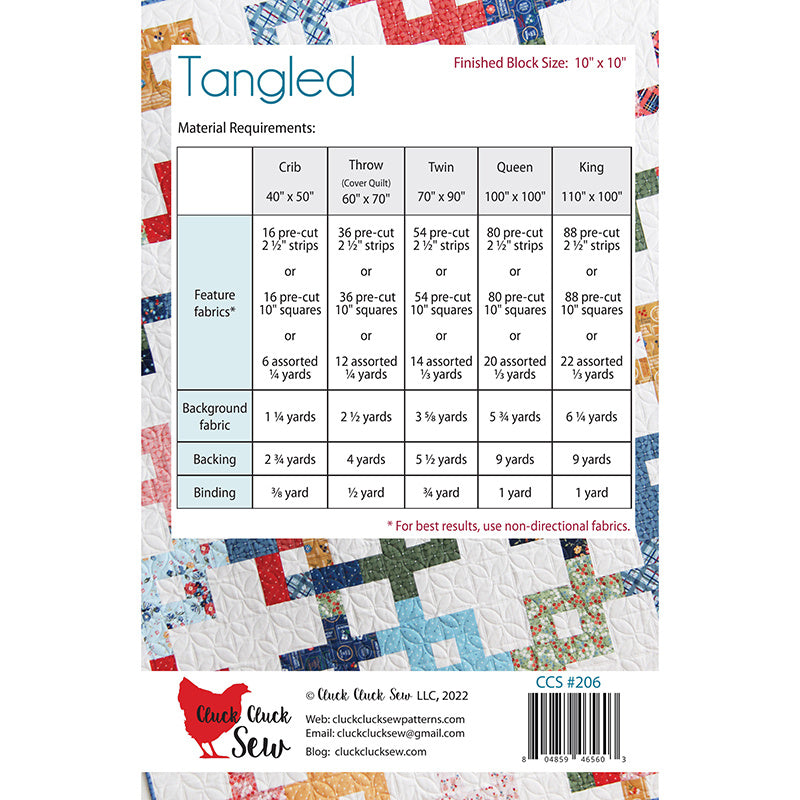 Digital Download - Tangled Quilt Pattern