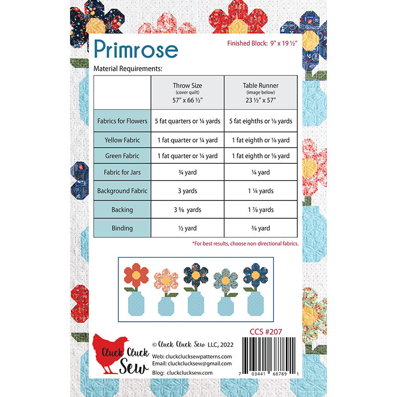 Digital Download - Primrose Quilt Pattern