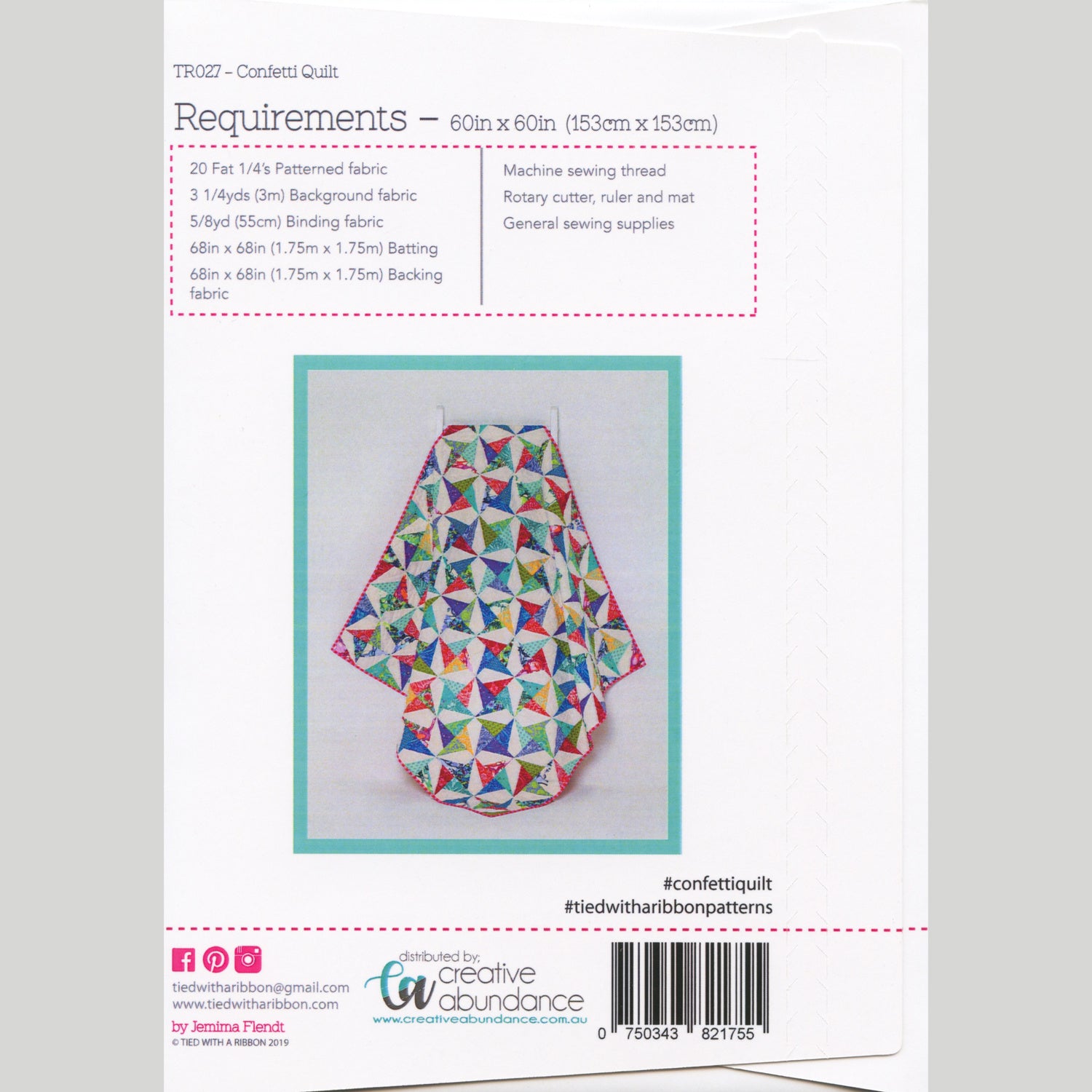 Confetti Quilt Pattern