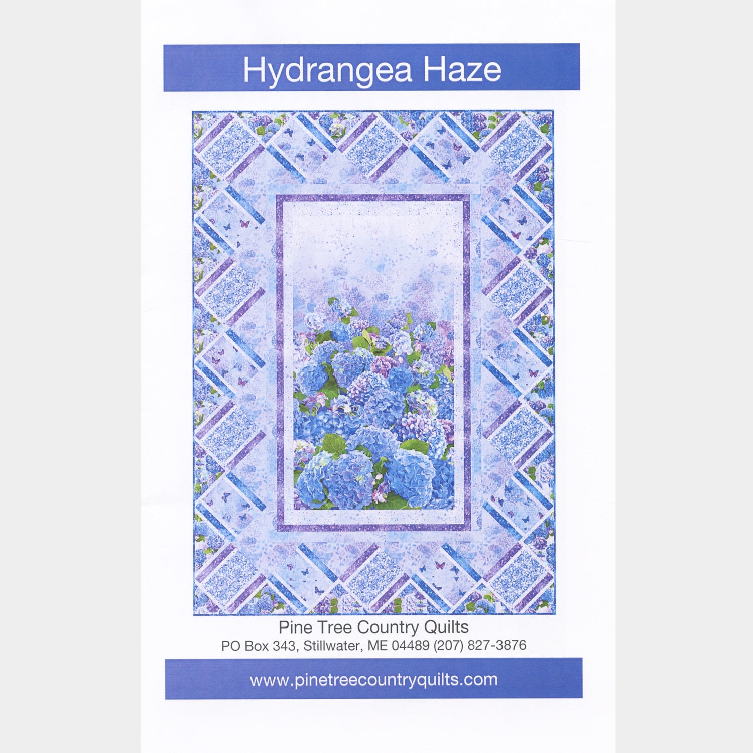 Hydrangea Haze Quilt Pattern