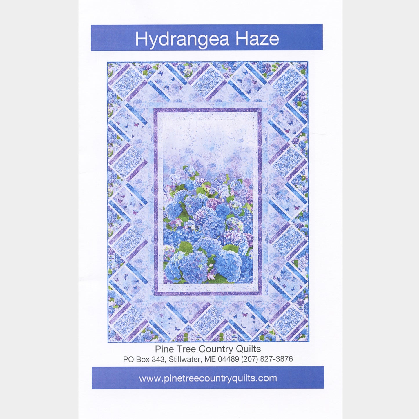 Hydrangea Haze Quilt Pattern