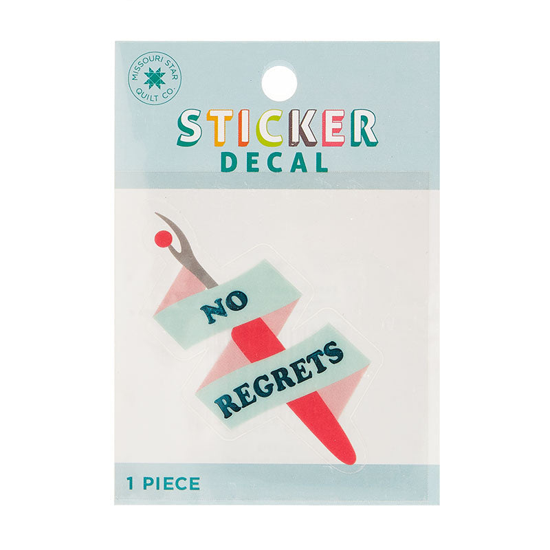 Missouri Star No Regrets Decal